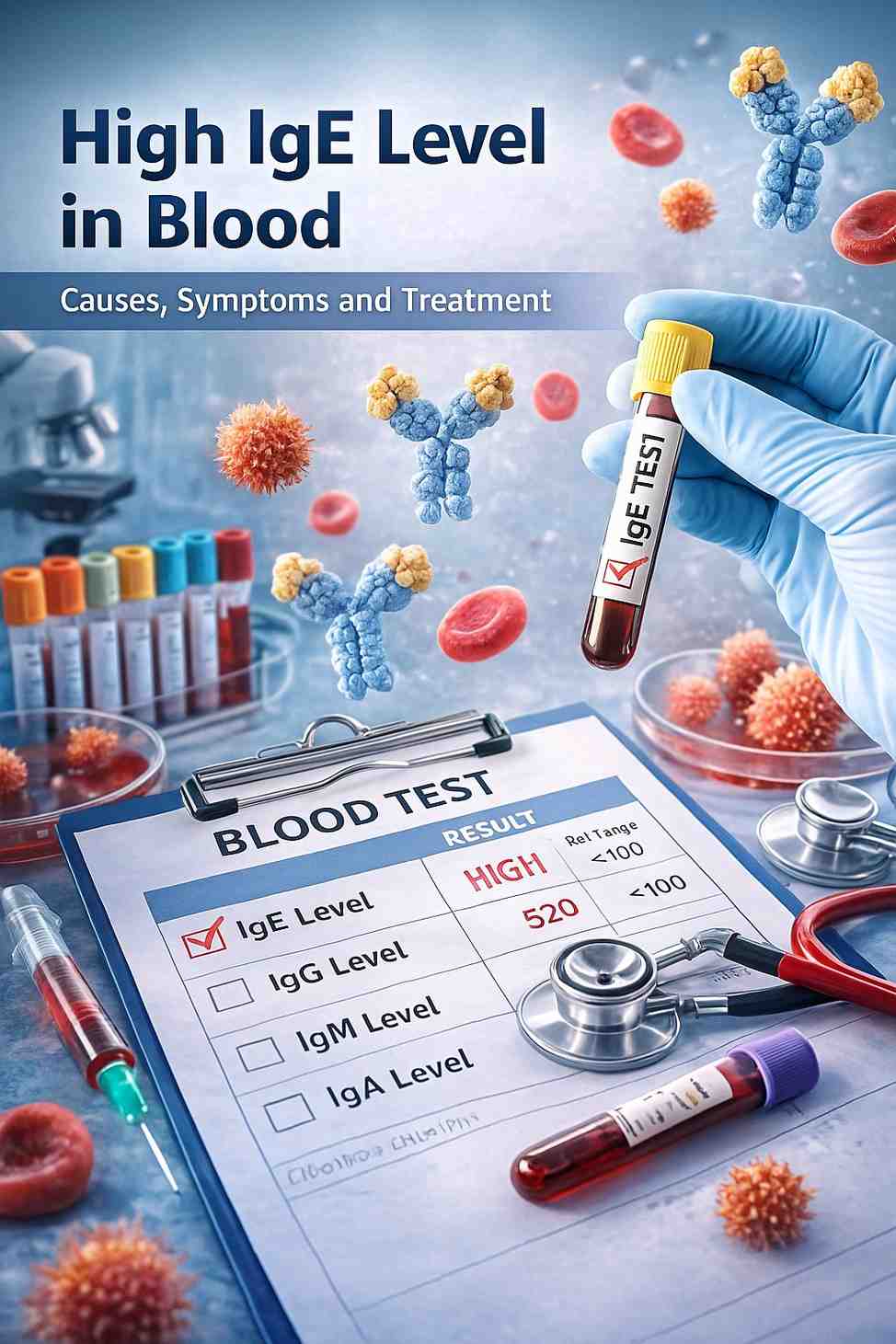 High IgE Level in Blood: Causes, Symptoms & Treatment